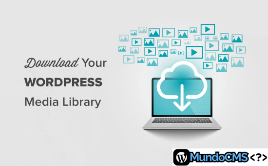 Cómo descargar toda su biblioteca multimedia de WordPress - MundoCMS